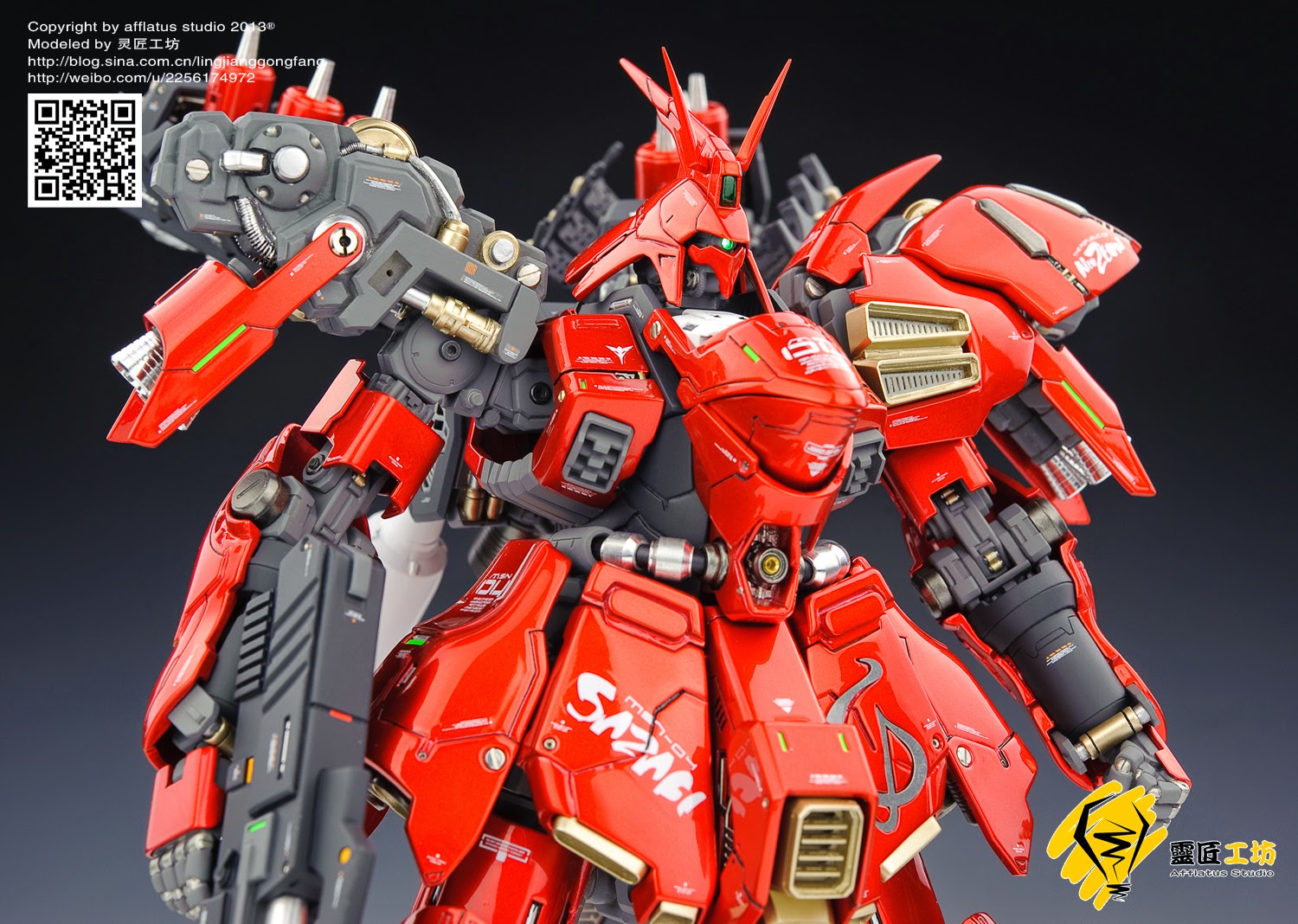 GUNDAM GUY: 1/100 MSN-04 Sazabi EVO 2.0 - Customized Build