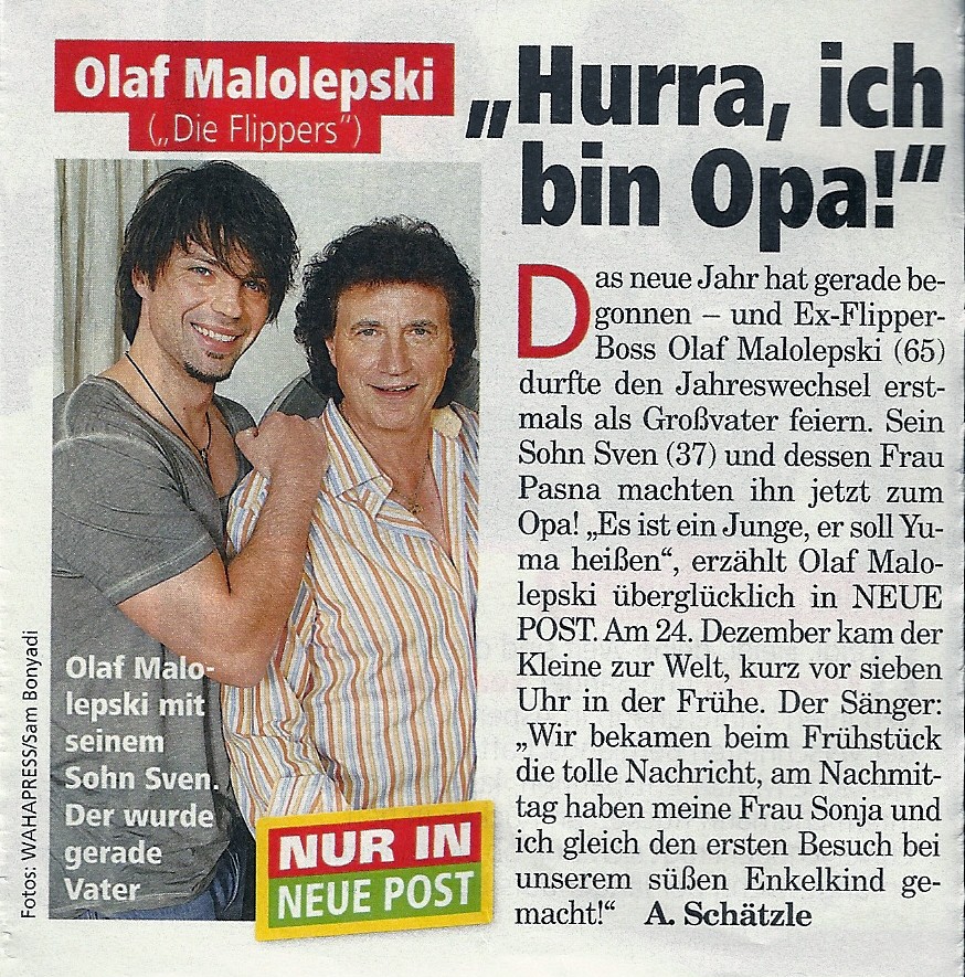 Olaf der Flipper & Pia Malo: Olaf ist Opa