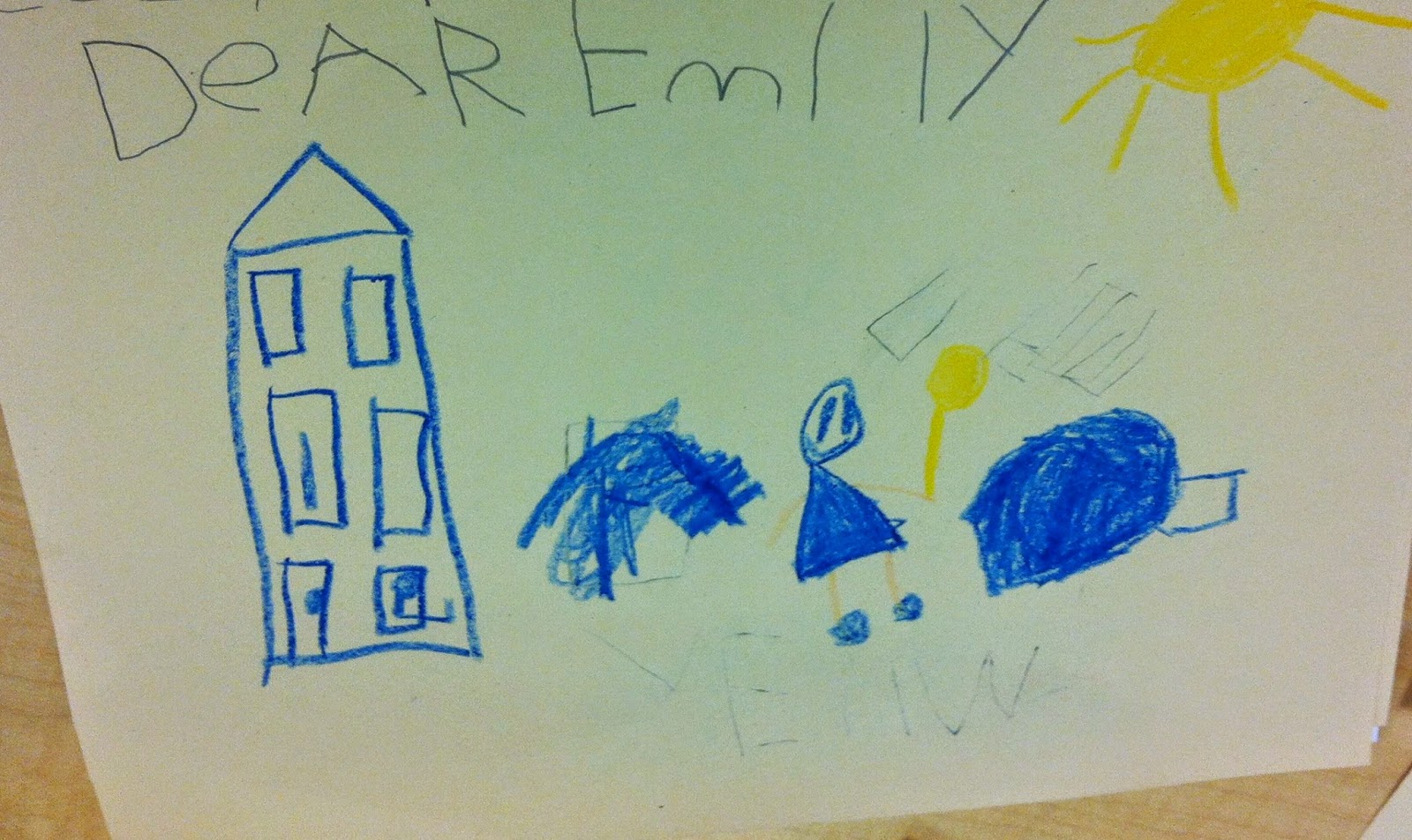 Not Just Child's Play: Challenging Young Minds: Dear Mr. Blueberry Activity