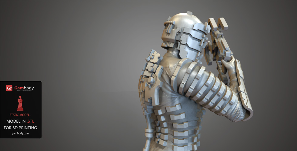 Dead Space-Isaac Clarke 3D Model | Static Figure | 3D Printing Designs