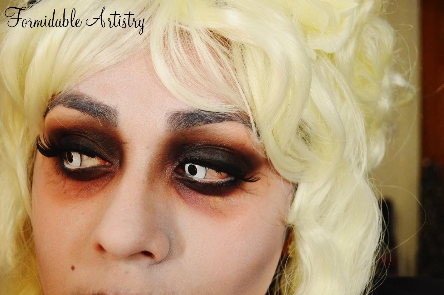 FormidableArtistry: Halloween Makeup: Victorian Ghost Bride