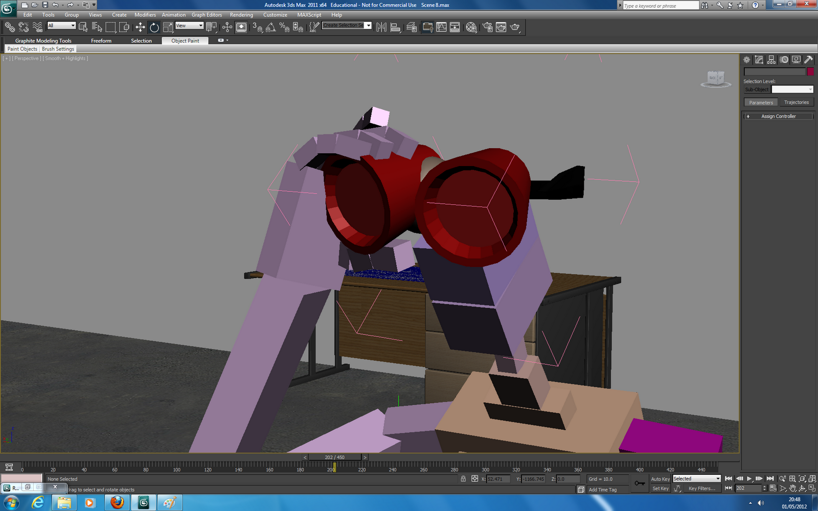 3D Character Animation: Animating Process - Scene 8