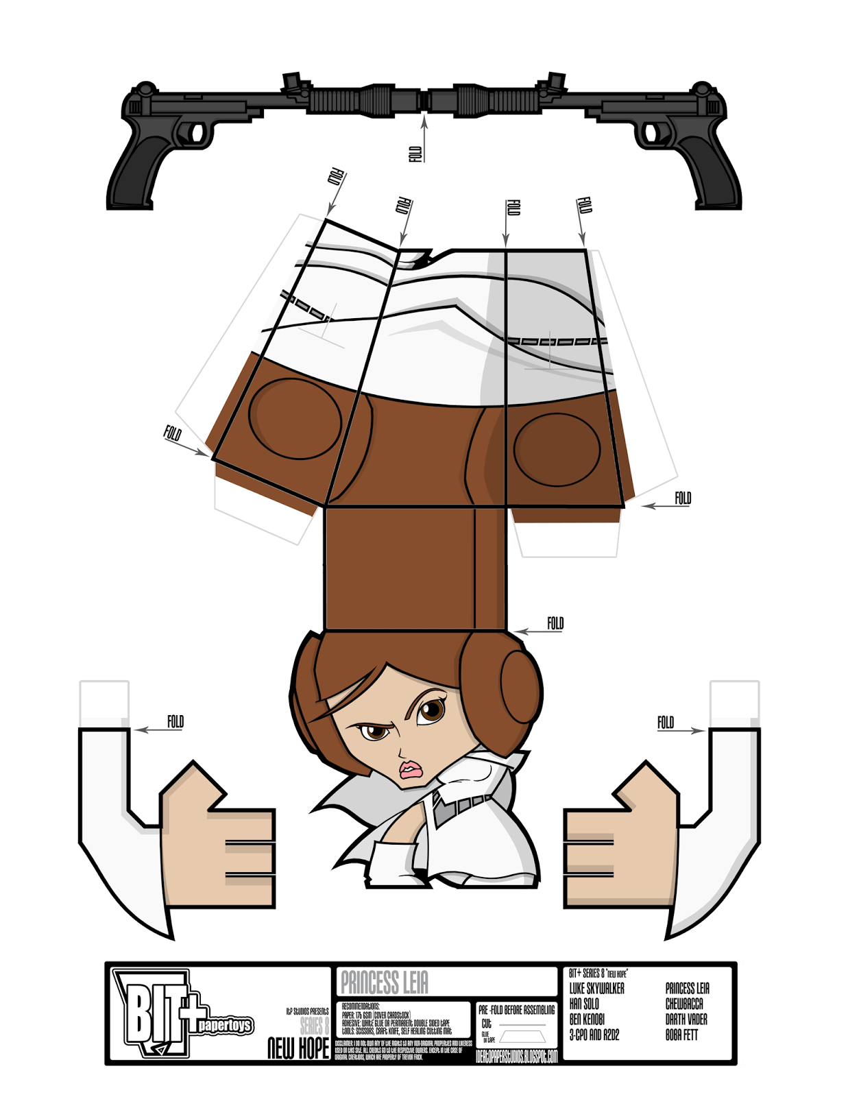 BIT+ Paper Toy Series 8 "NEW HOPE"