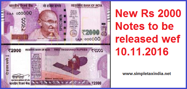CA Updates: New Series of 500 Notes and Rs 2000 notes