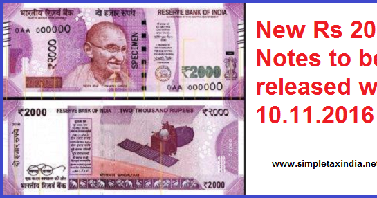 CA Updates: New Series of 500 Notes and Rs 2000 notes