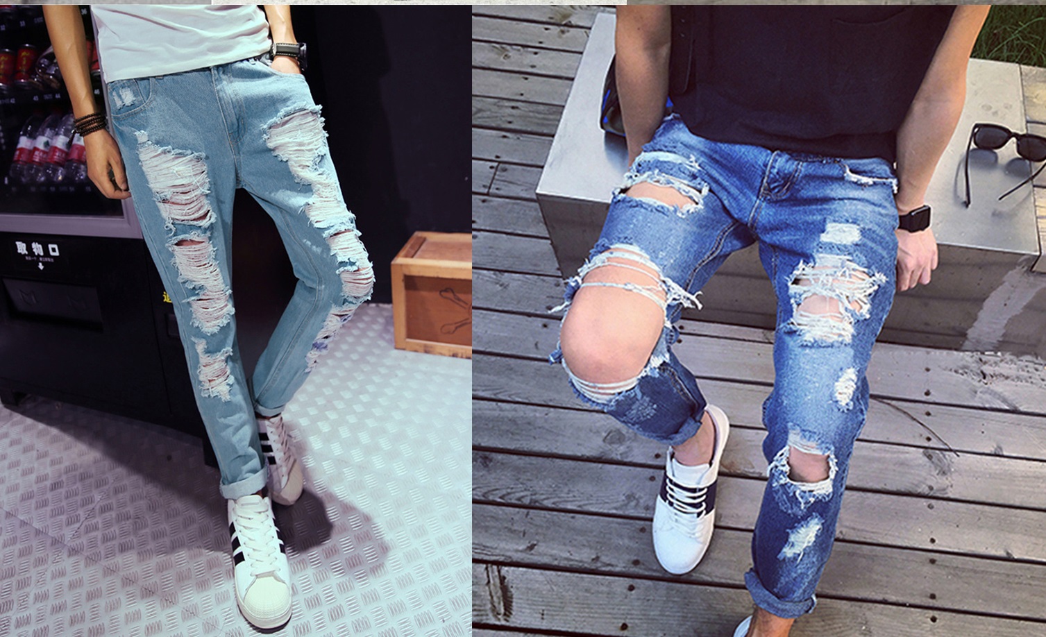 Armário de Estilo | Beleza, Estilo e Moda Masculina: Tutorial Destroyed ...