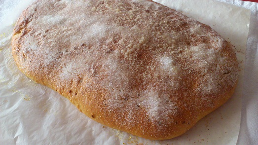 "Al Calor de los Fogones"...: TORTA DE AZÚCAR CON MASA MADRE NATURAL