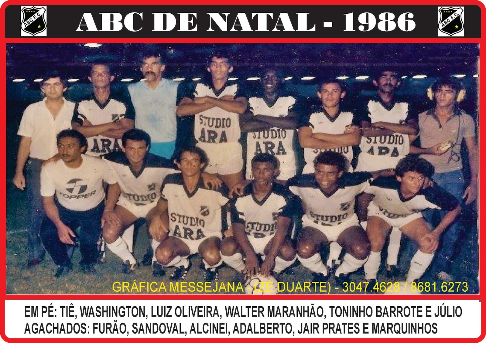 Blog do Zé Duarte: ABC FUTEBOL CLUBE - NATAL - RN.
