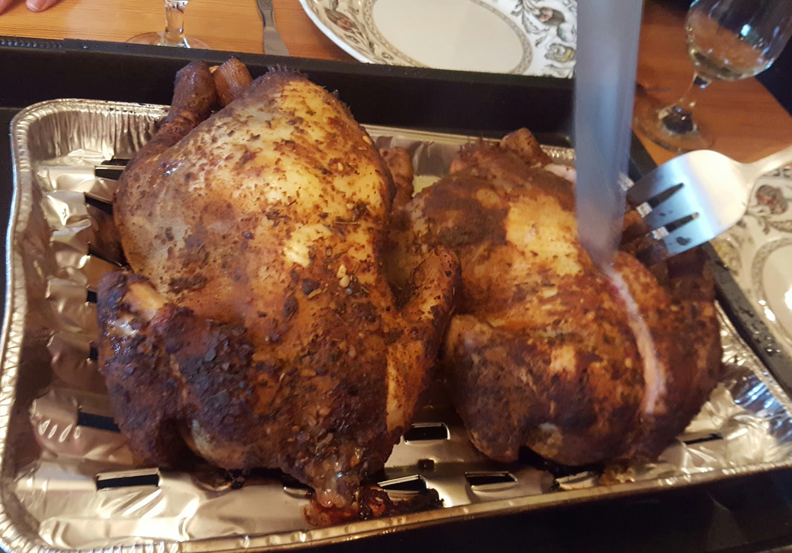 Mamupala: Savustettu broileri ja ranch-kastike