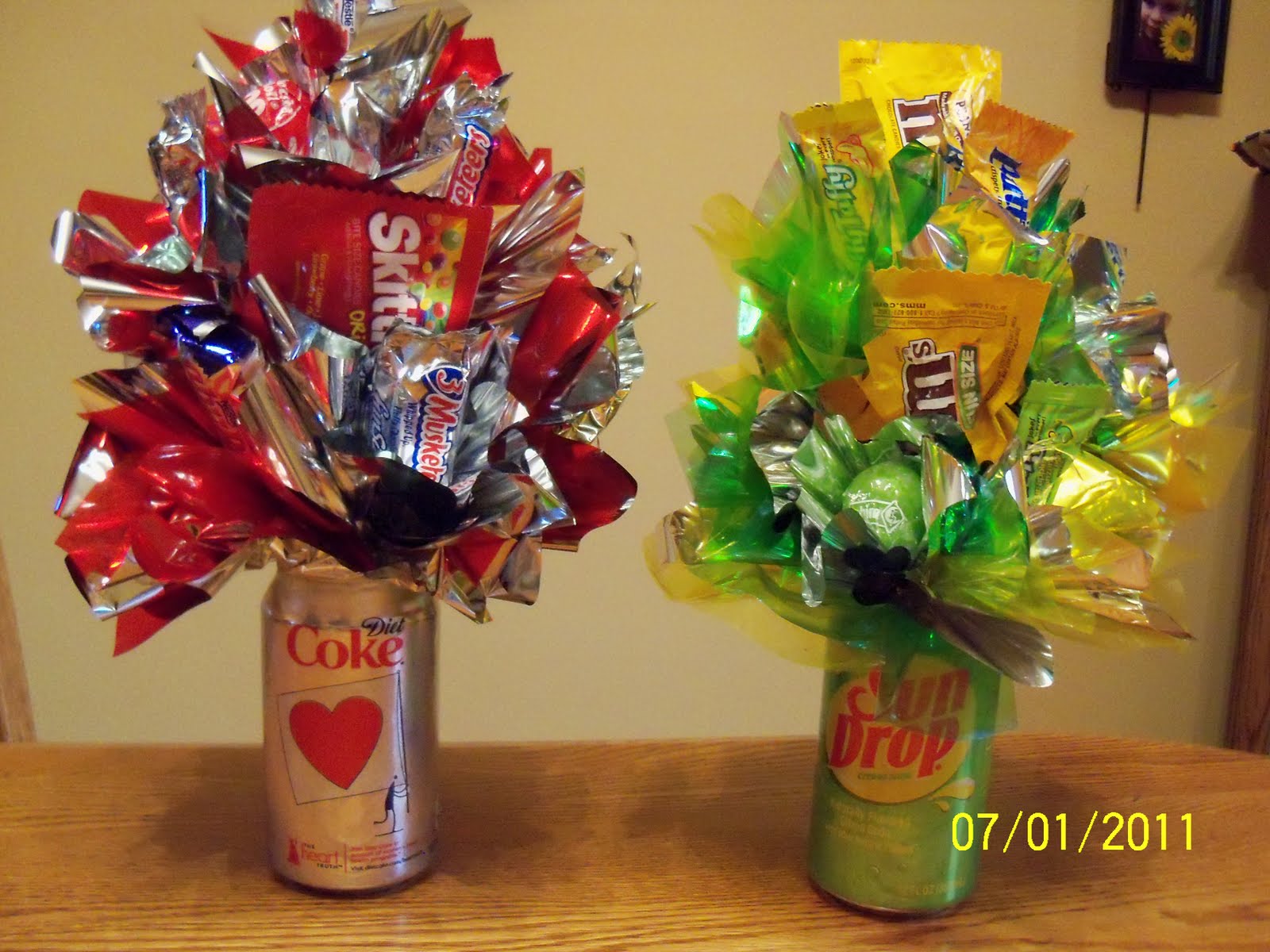 beechercraftladies: Pop Can Candy Bouquets