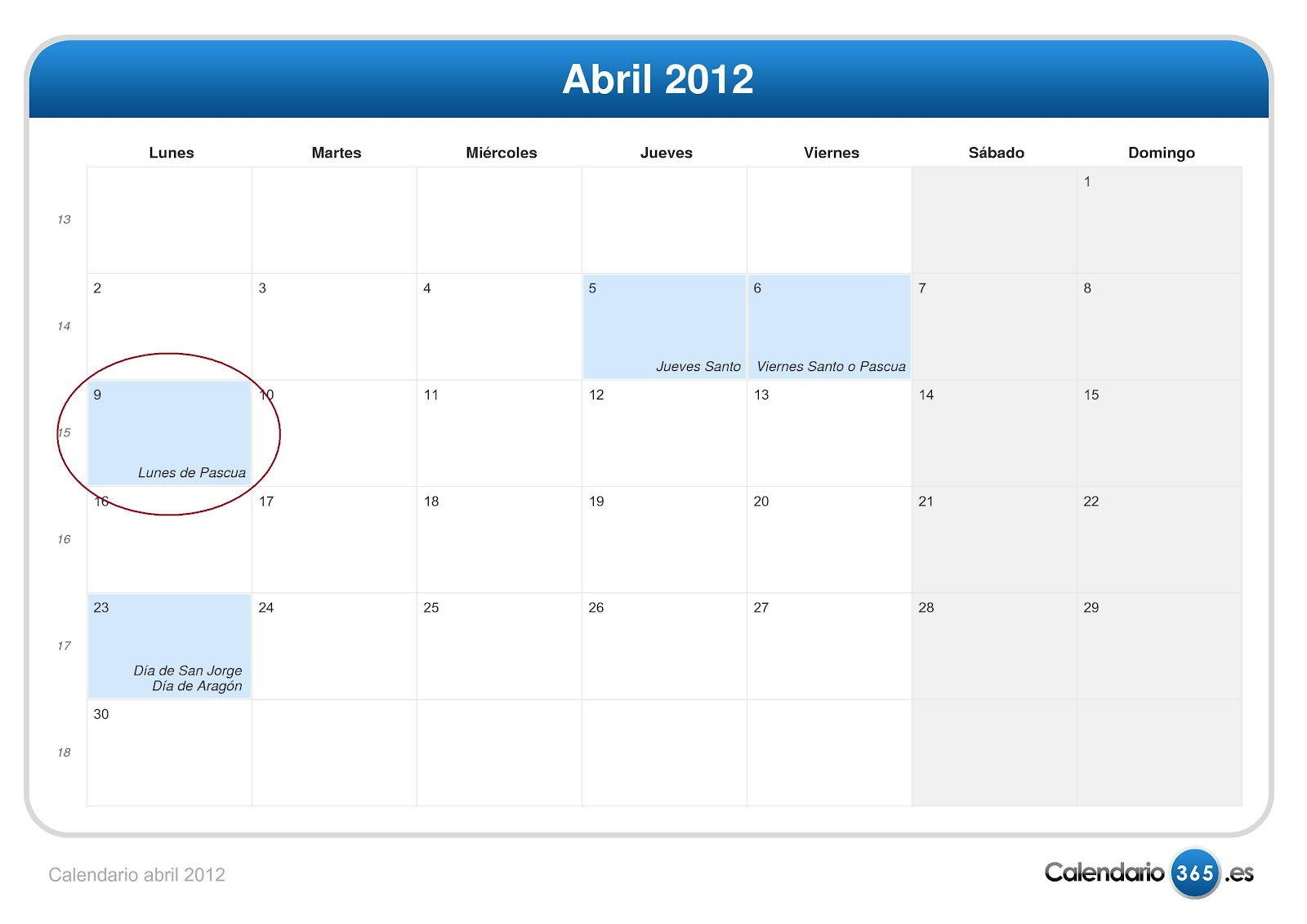 ESTO PASO: ABRIL
