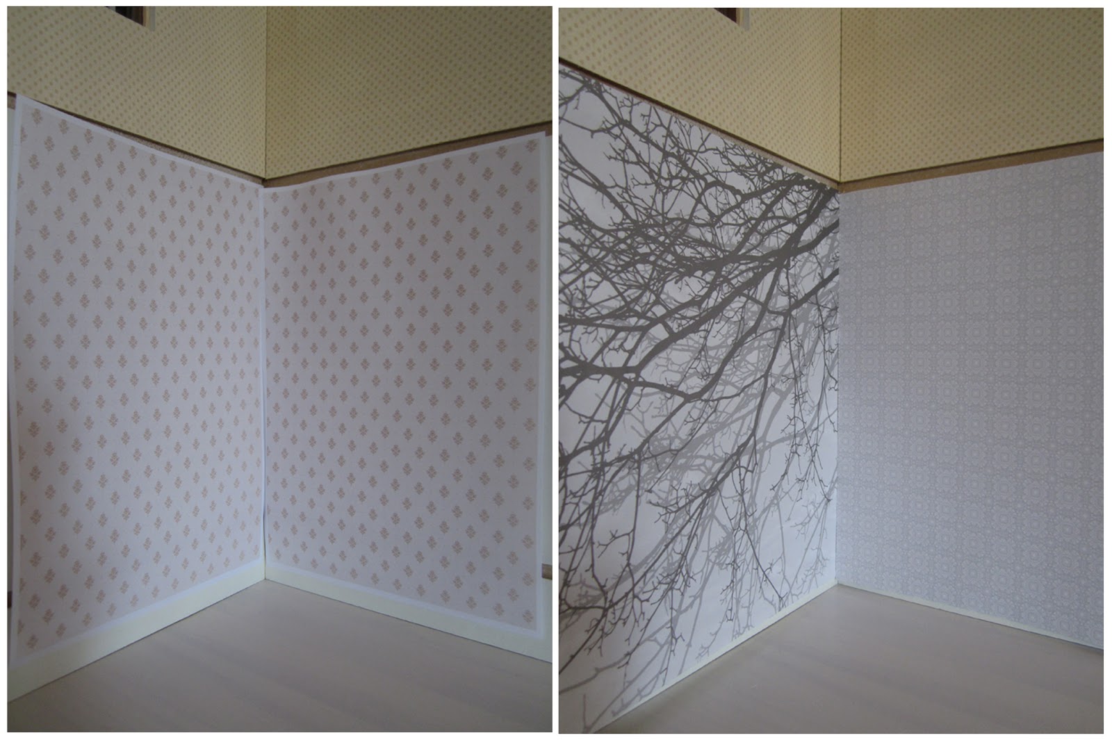 Noras houses: Tapetteja taasen pähkäillään