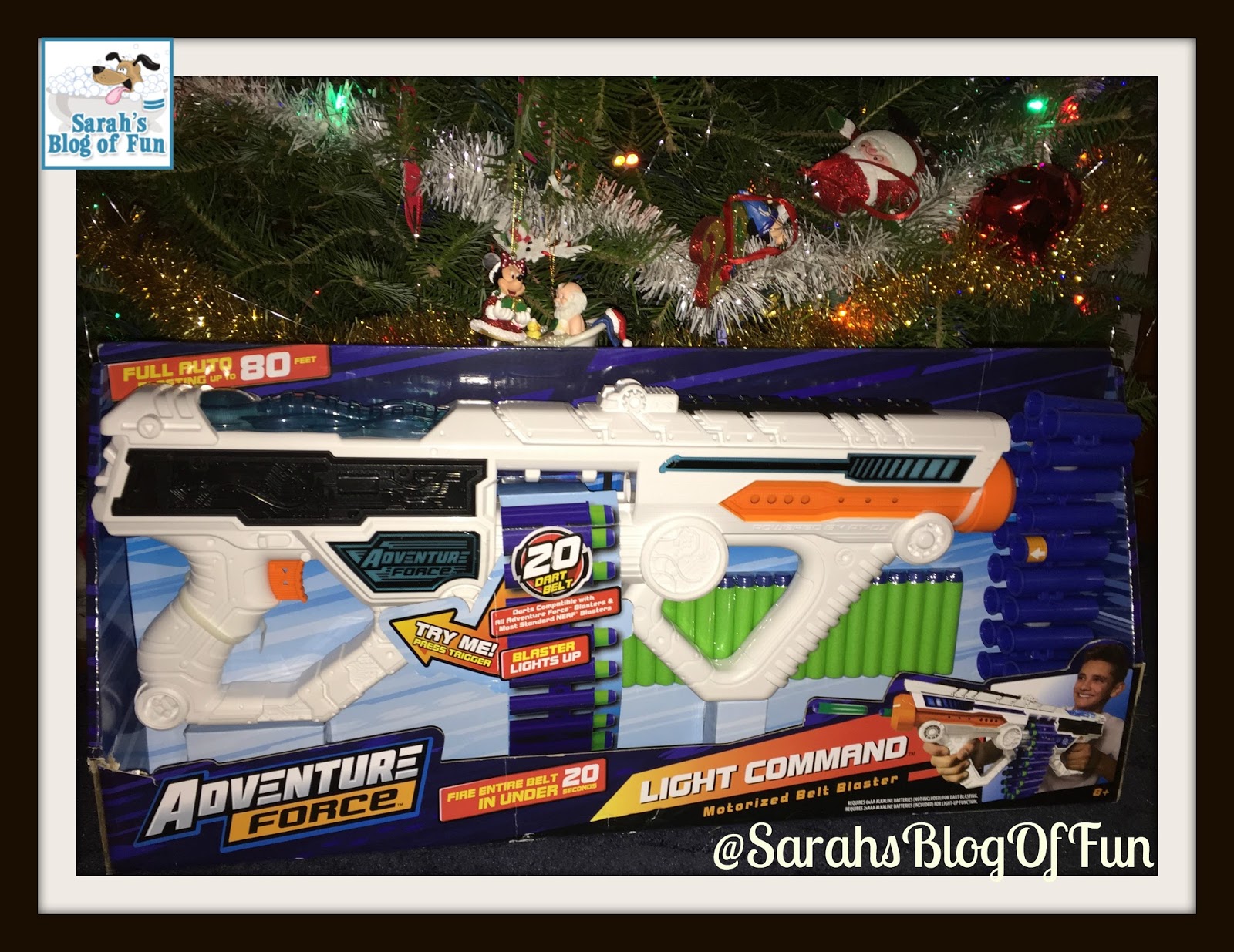Sarah's Blog Of Fun Holiday Gift Guide: Adventure Force Light Command Motorized Light-Up Blaster ...