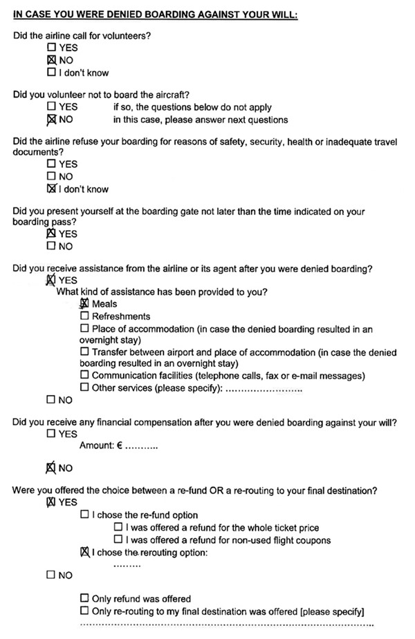 유럽 항공편 지연·결항 '보상 신청서' 세부 작성 방법 - 항공여행