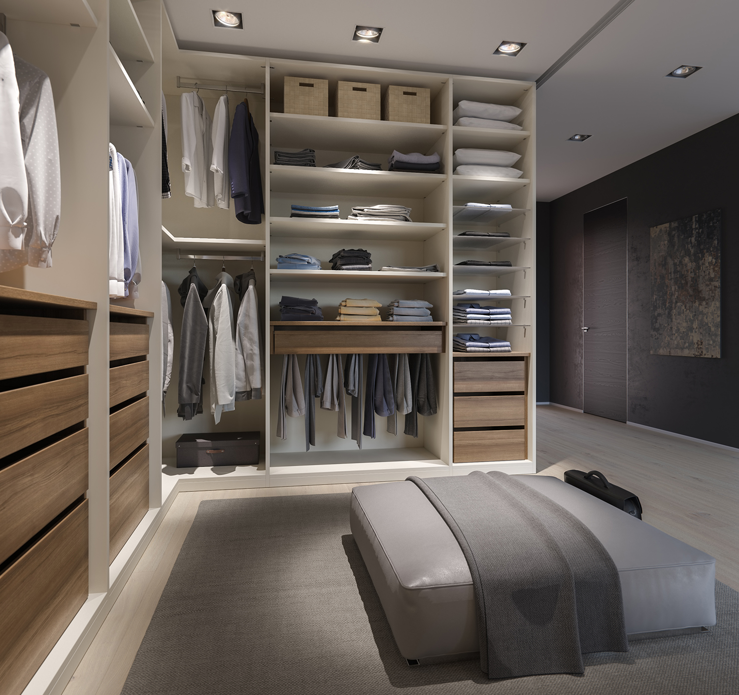 Wardrobe 3d visualization