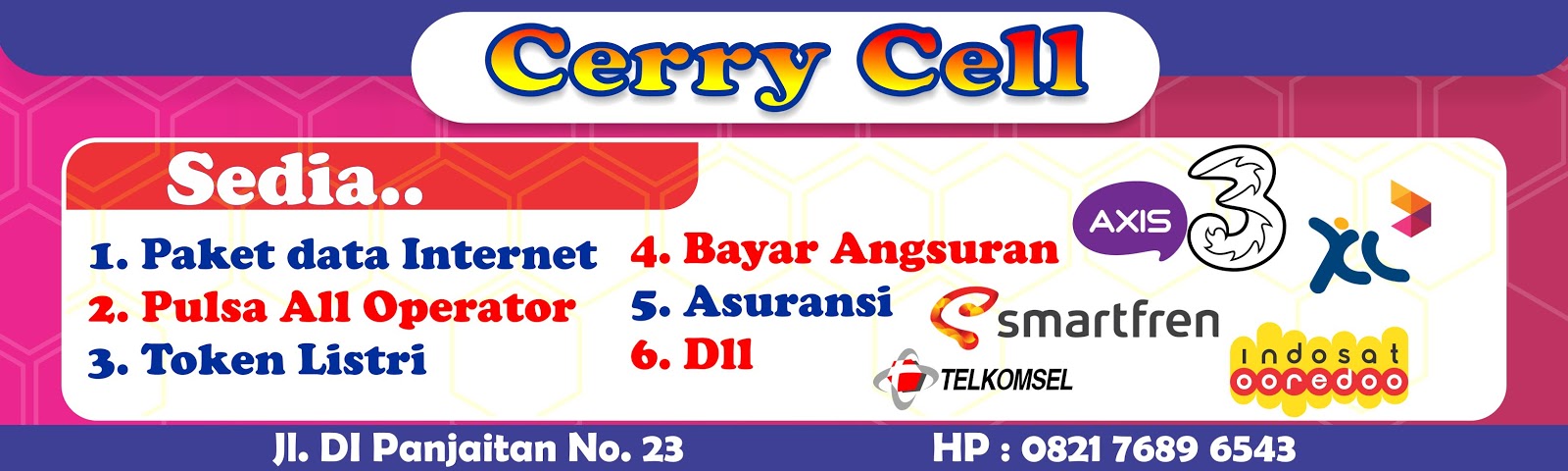 Desain Spanduk Konter Pulsa Keren, dan simpel Download CDR Gratis ...