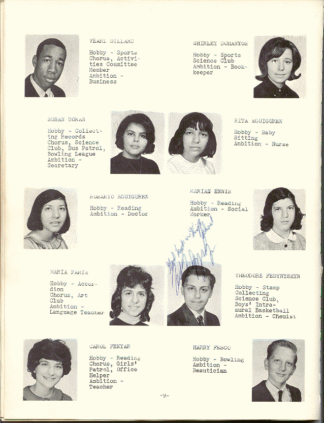 Historic Perth Amboy Virtual Museum: Shull School Yearbook 1966 - Part 2