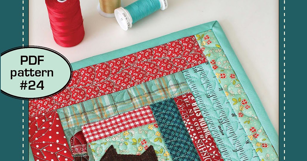 PatchworkPottery: Kitty Potholder pattern