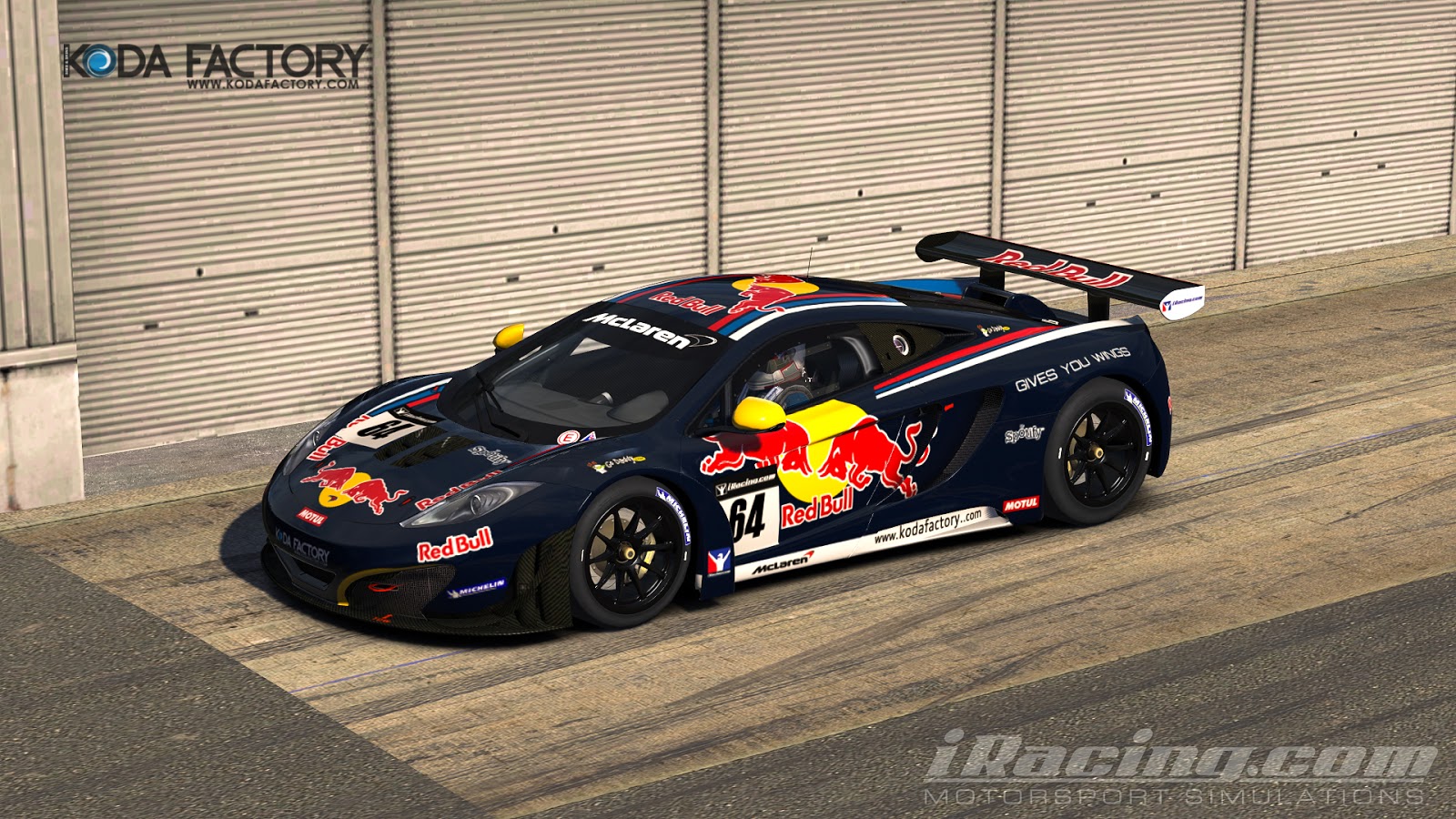 Koda Factory: McLaren MP4-12C GT3 Red Bull | iRacing