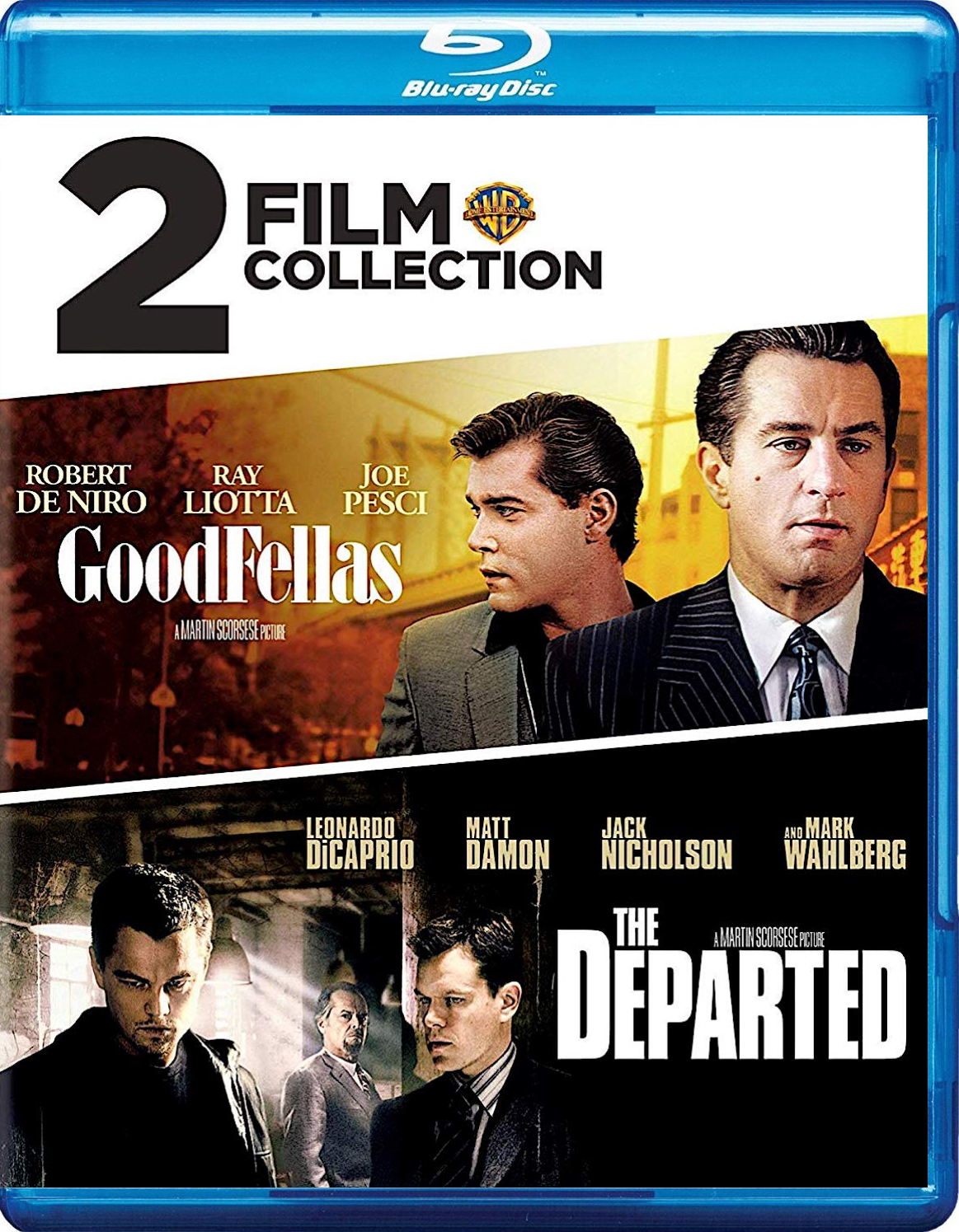 blu-ray and dvd covers: WARNER BROTHERS DOUBLE FEATURE BLU-RAYS