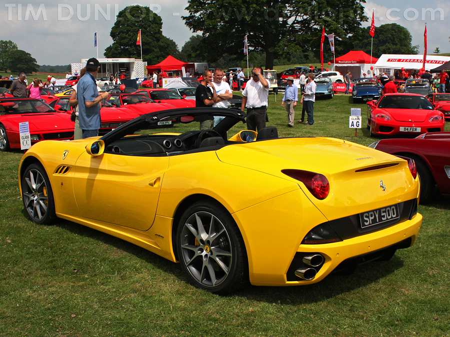 2012 Lamborghini Aventador: ferrari california yellow