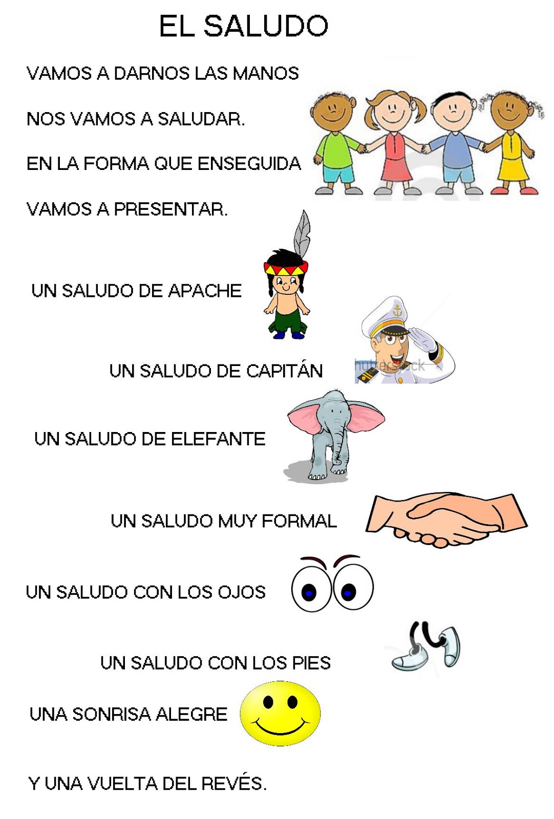 Juego,nos vamos a saludar.