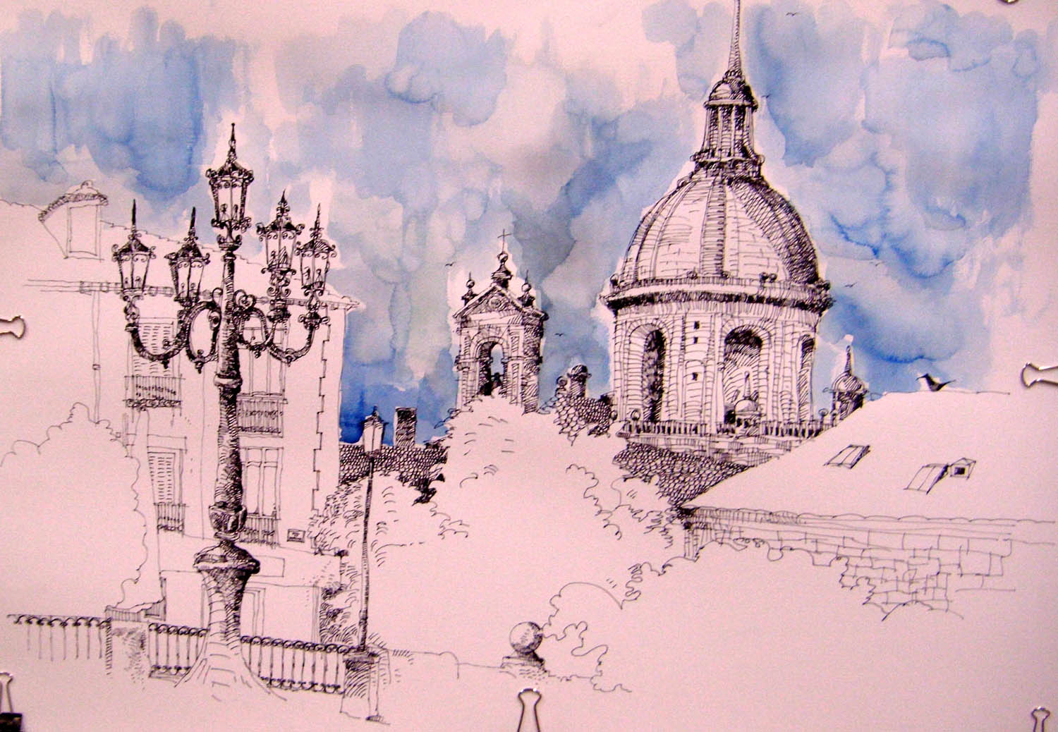 Urban Sketchers Spain. El mundo dibujo a dibujo.: Un dibujo mío en La ...