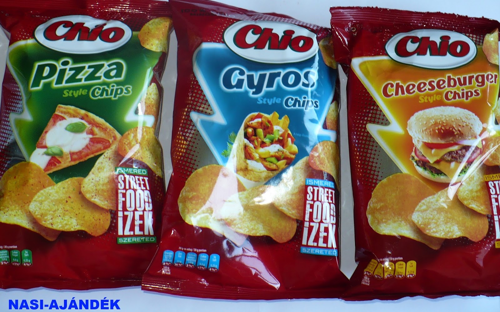 CHIO STREET FOOD: PIZZA, CHEESEBURGER, GYROS