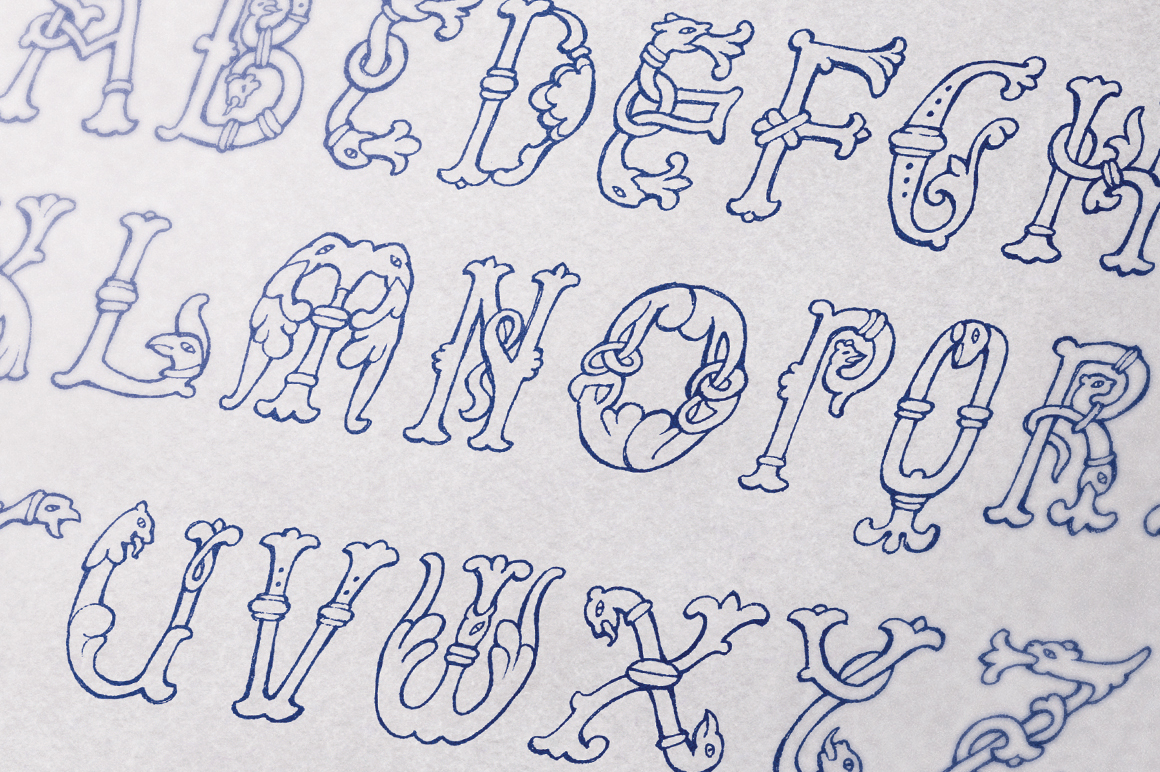 Zizi Art Blog: Hand-Drawn Fantasy Alphabet