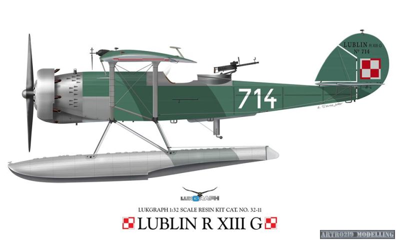 artro219 modelling: Lublin RXIII G ter Lukgraph 1:32