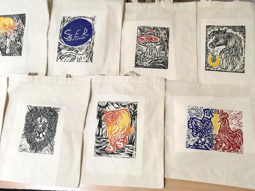 Atelier Adam Poltorak: Linoryt na papierze i tkaninie. Warsztaty 2019