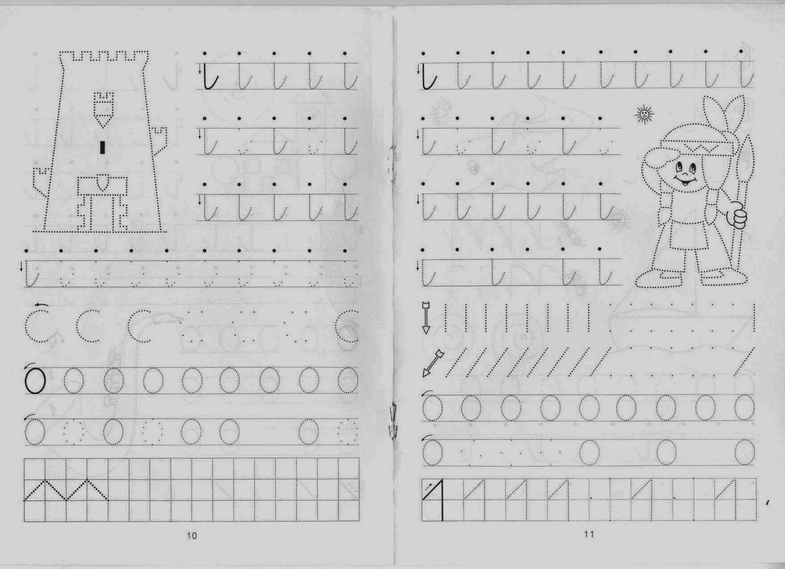 Aprende Brincando: Vários Grafismos de Preparação para a Escrita das Letras