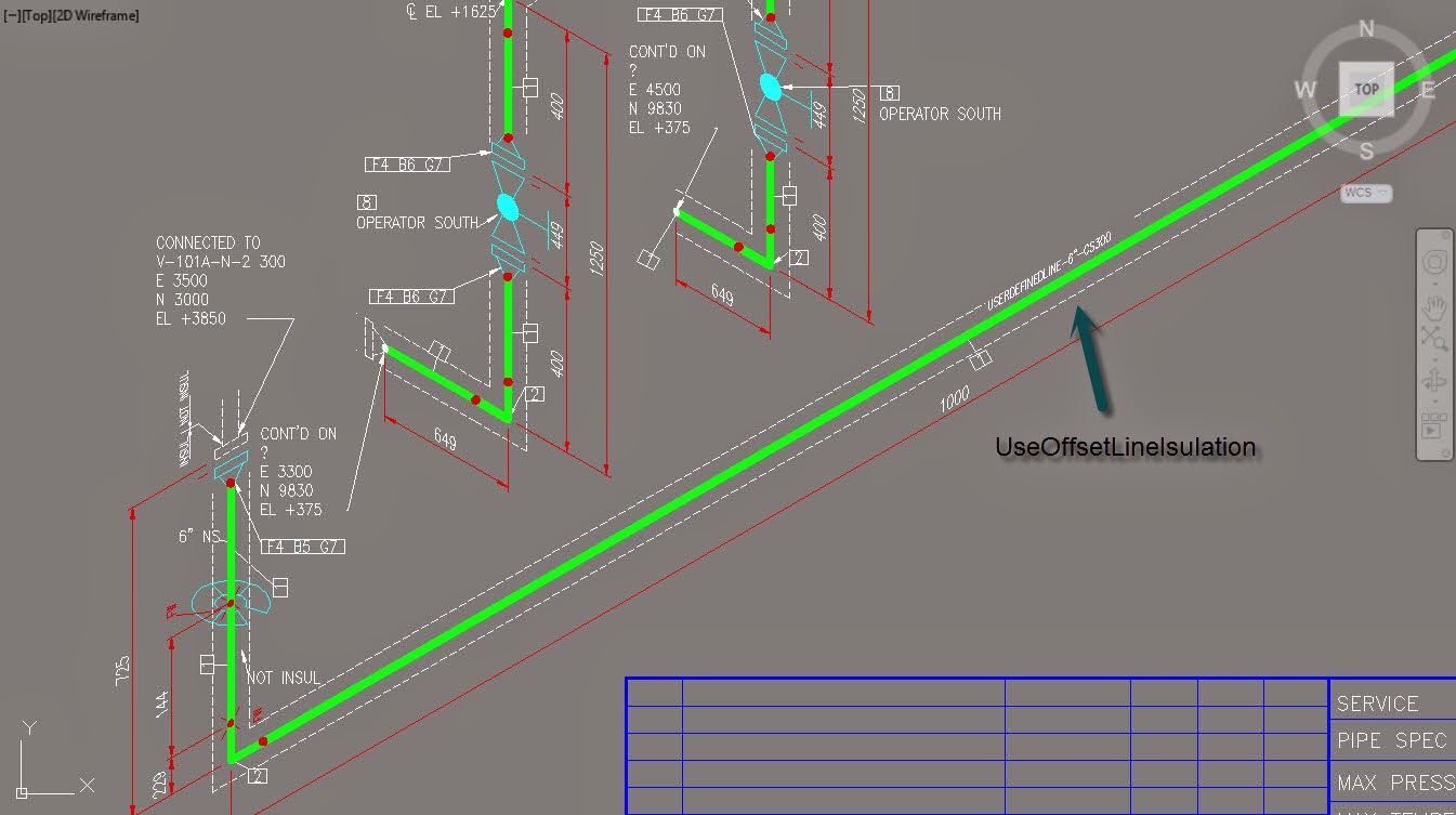 UseOffsetLineInsulation | สอน AutoCAD Plant 3D โดย อ.เชษฐ์