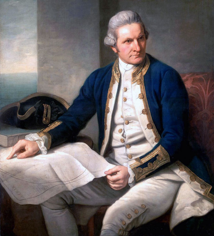 Desmemoria68: James Cook*** Tal día como hoy (22 de de agosto de 1770)