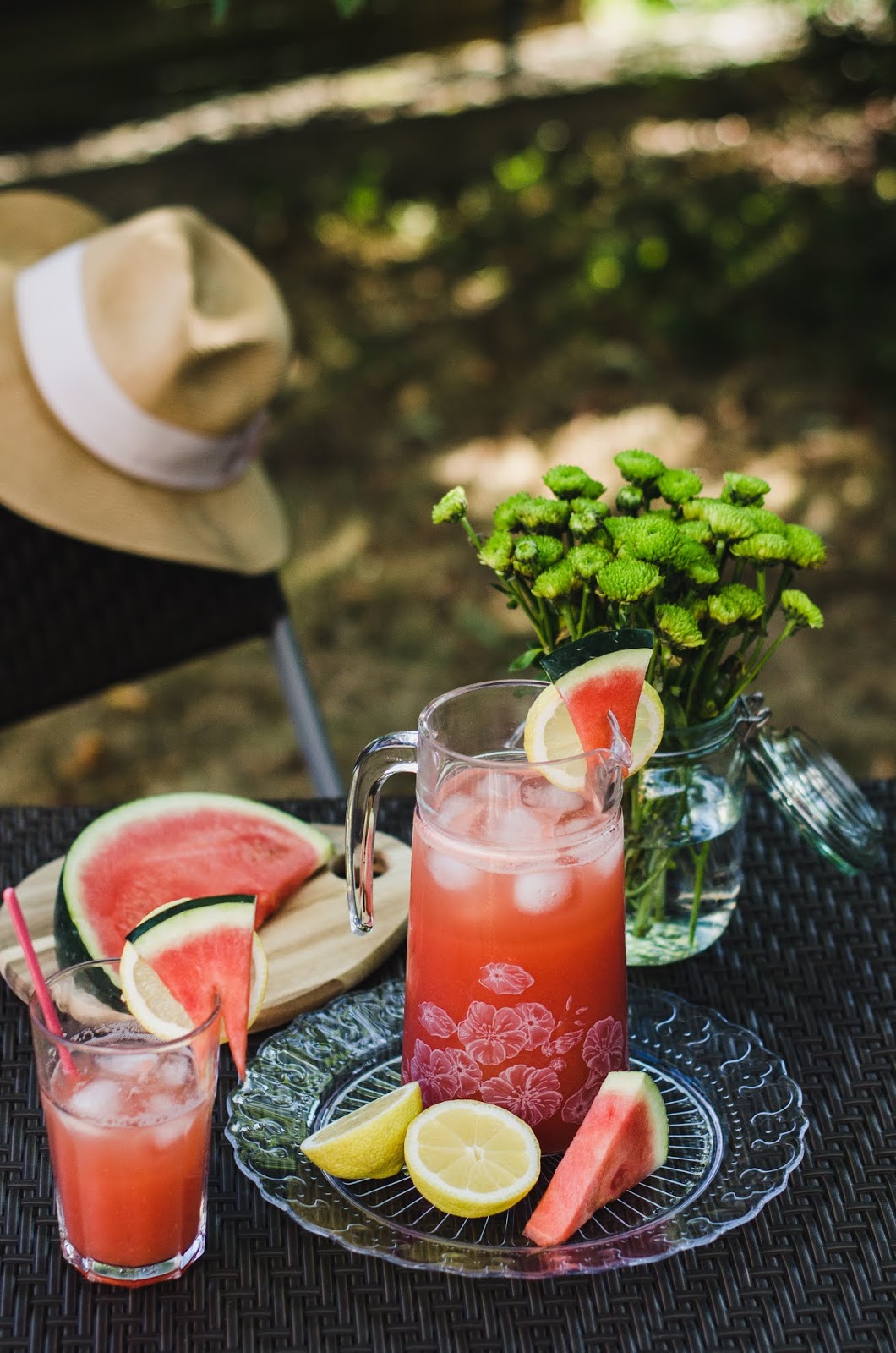 Cocktail pastèque citron - Cerise et Praline
