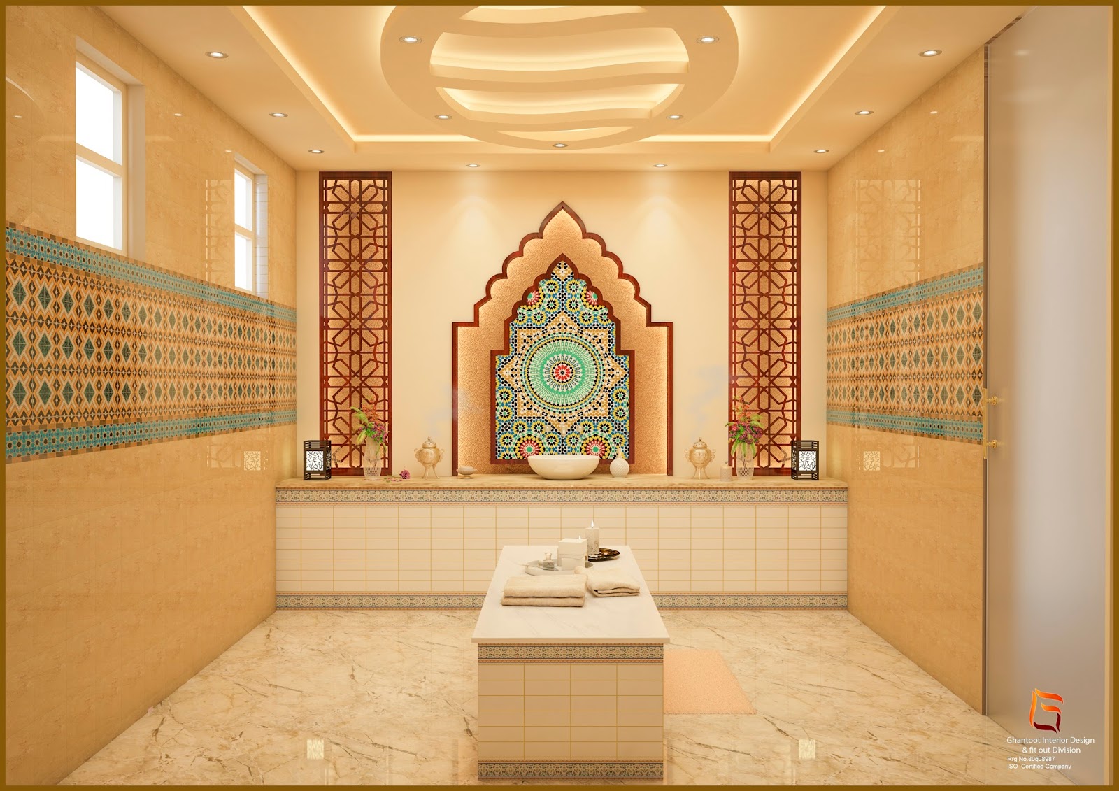 rasalkhaima palace moroccan bath design options