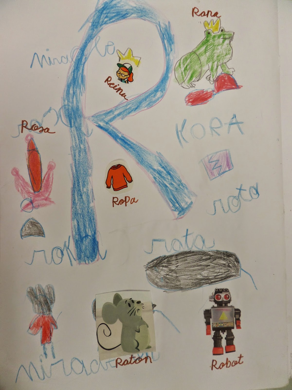 LETRA "R" - LIBRO DE LAS LETRAS | CON ARENA EN LOS BOLSILLOS