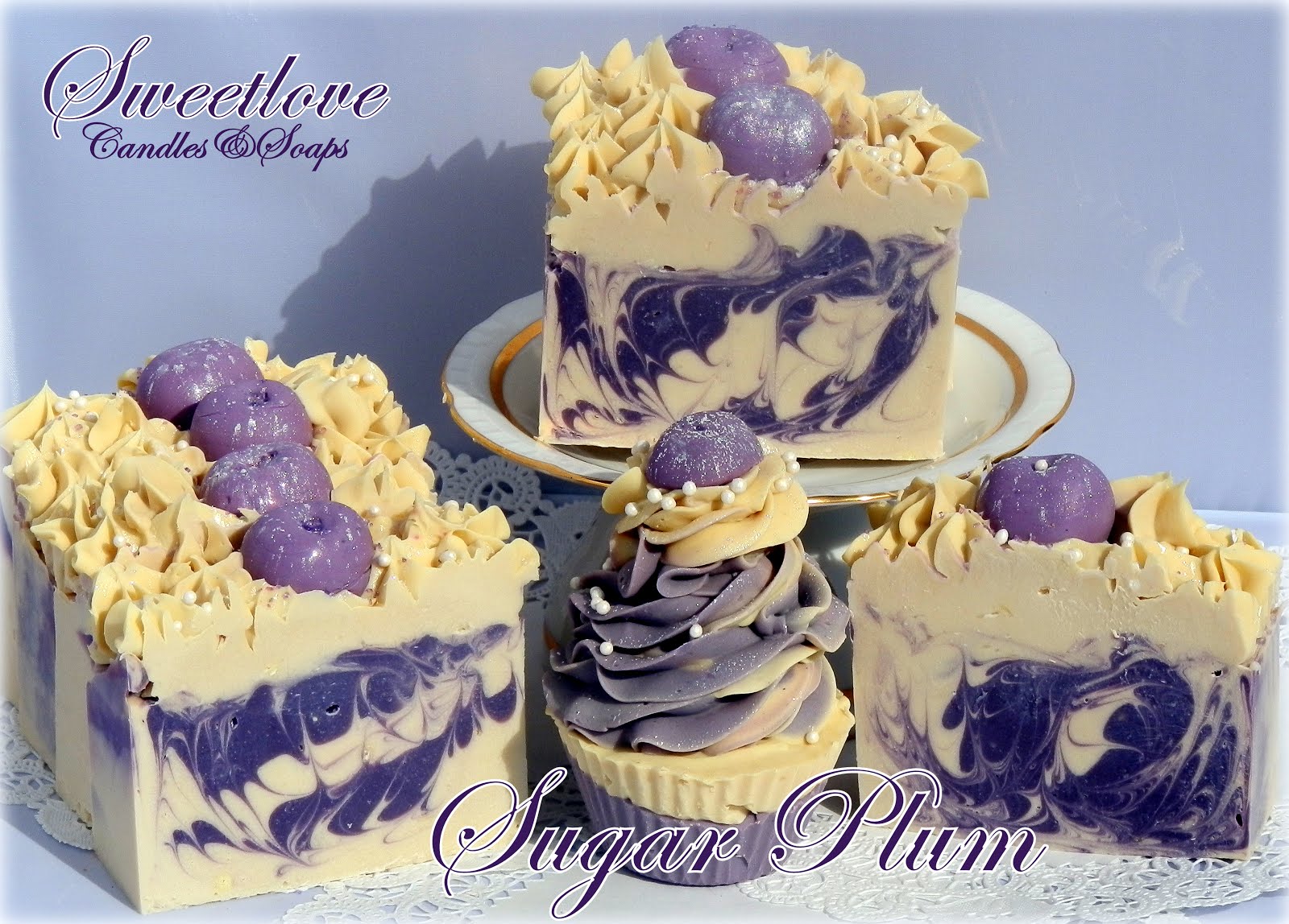 Sweetlove Candles & Soap Bakery: Sugar Plum Luxury Handmade Soap
