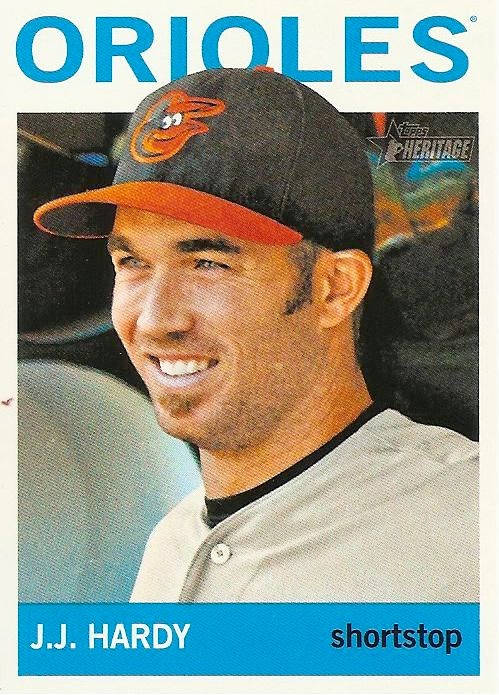 Orioles Card "O" the Day: J. J. Hardy, 2013 Topps Heritage #221