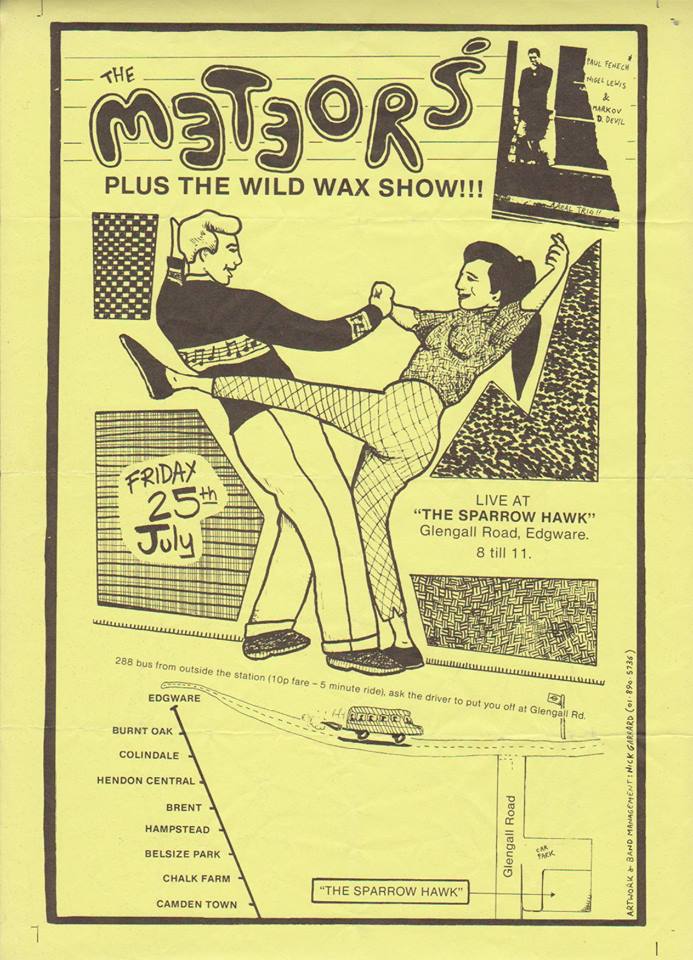 The Meteors - Gigs 1980 - 1984 .: The Meteors - Gigs 1980