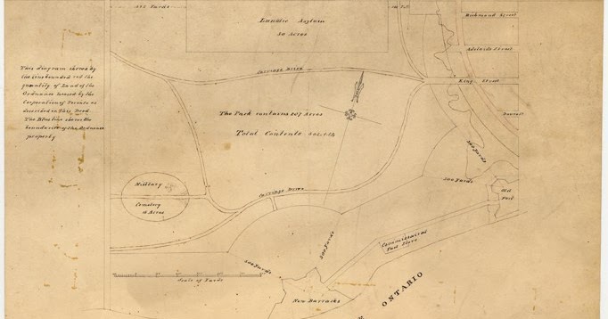 Fort York and Garrison Common Maps: ca. 1848 [Howard: Plan for the ...