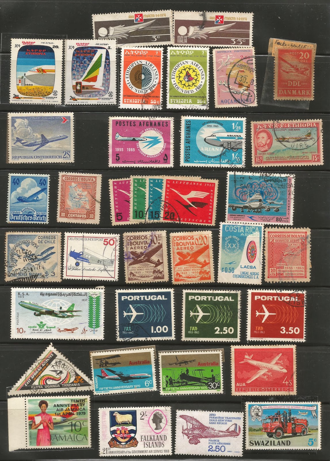 Aviation Stamps: Airlines