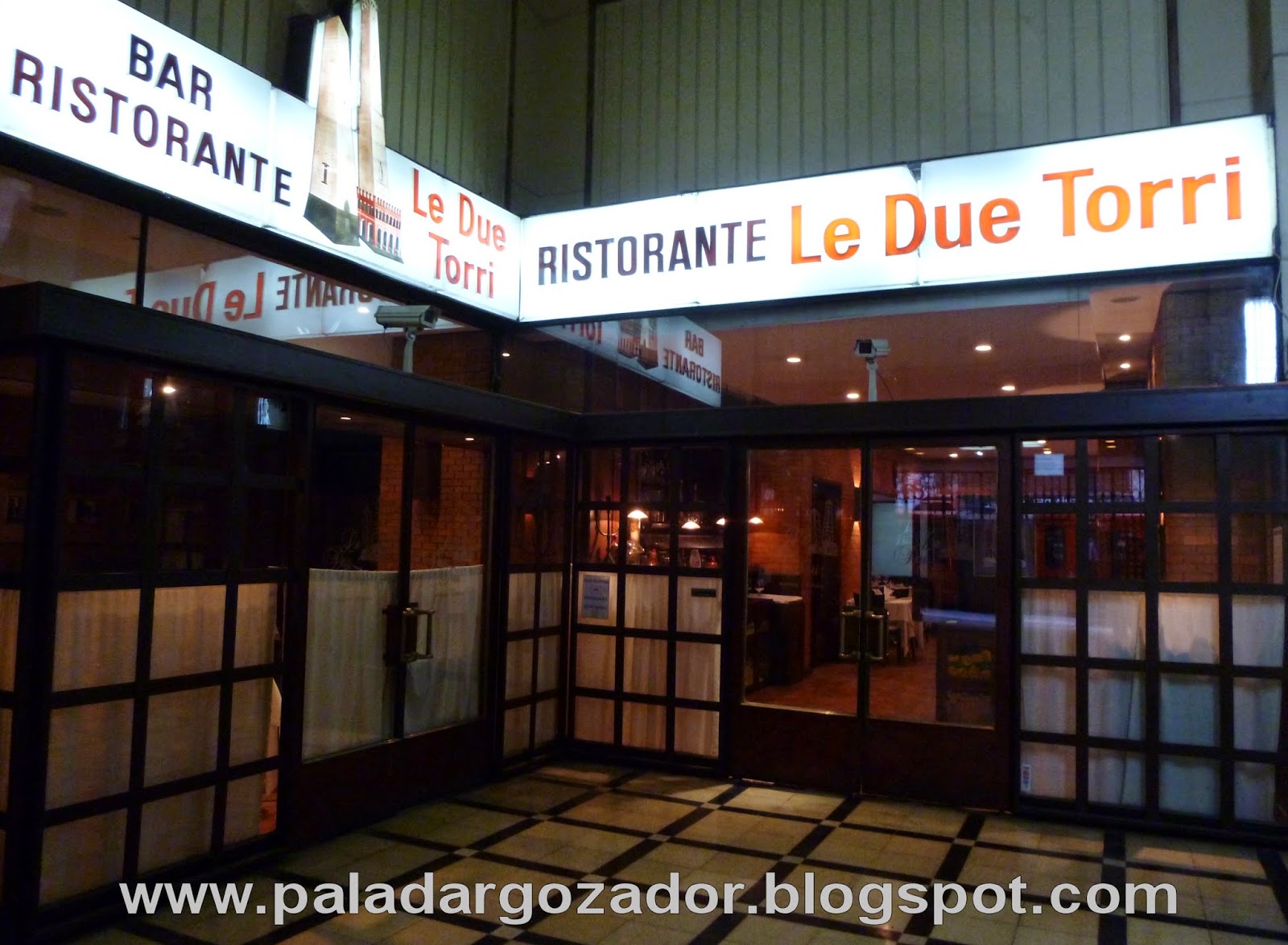 Paladar Gozador Chile: Le Due Torri Ristorante