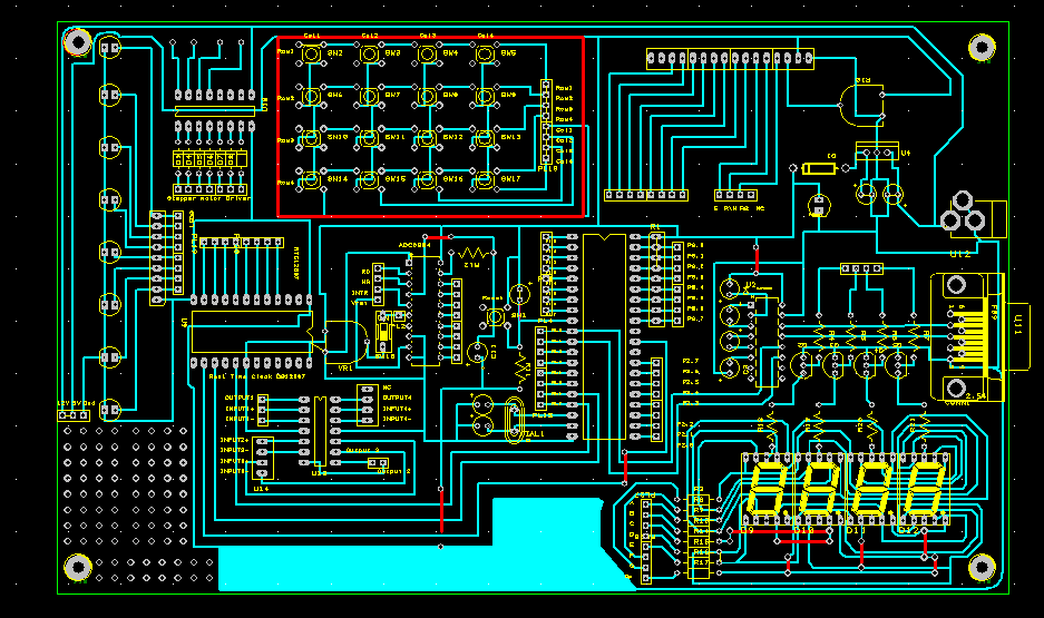 My AT89S51 ( Microcontroller 8051 ) Development Board made in ...