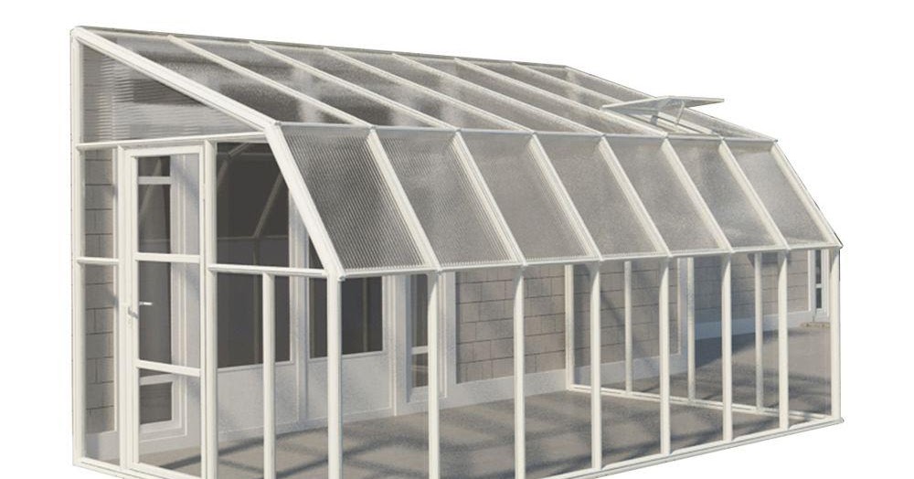 Rion Hobby Greenhouses: Rion Sun Room 2 - Lean-to Greenhouse - 8' x 16 ...