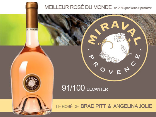 Les Brangelina ne vendent plus Miraval - Beaux-Vins