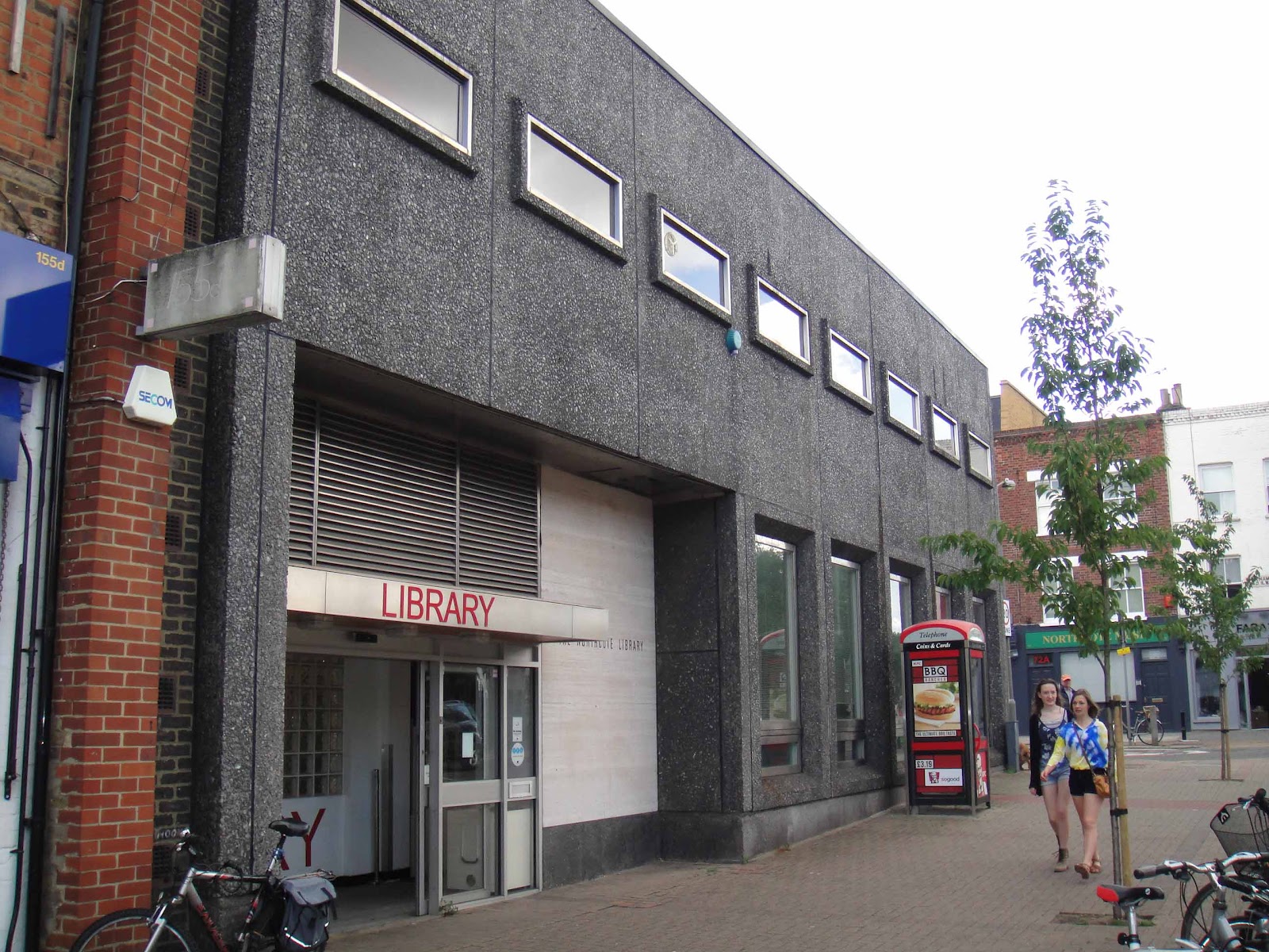 Brutalism and Booze: Northcote Library, Wandsworth, London. L.Phillips 1969