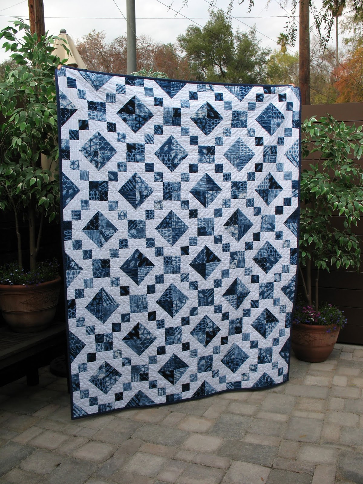 Ye Olde Sweatshop: Jewel Box Quilt Shibori Style (#102)
