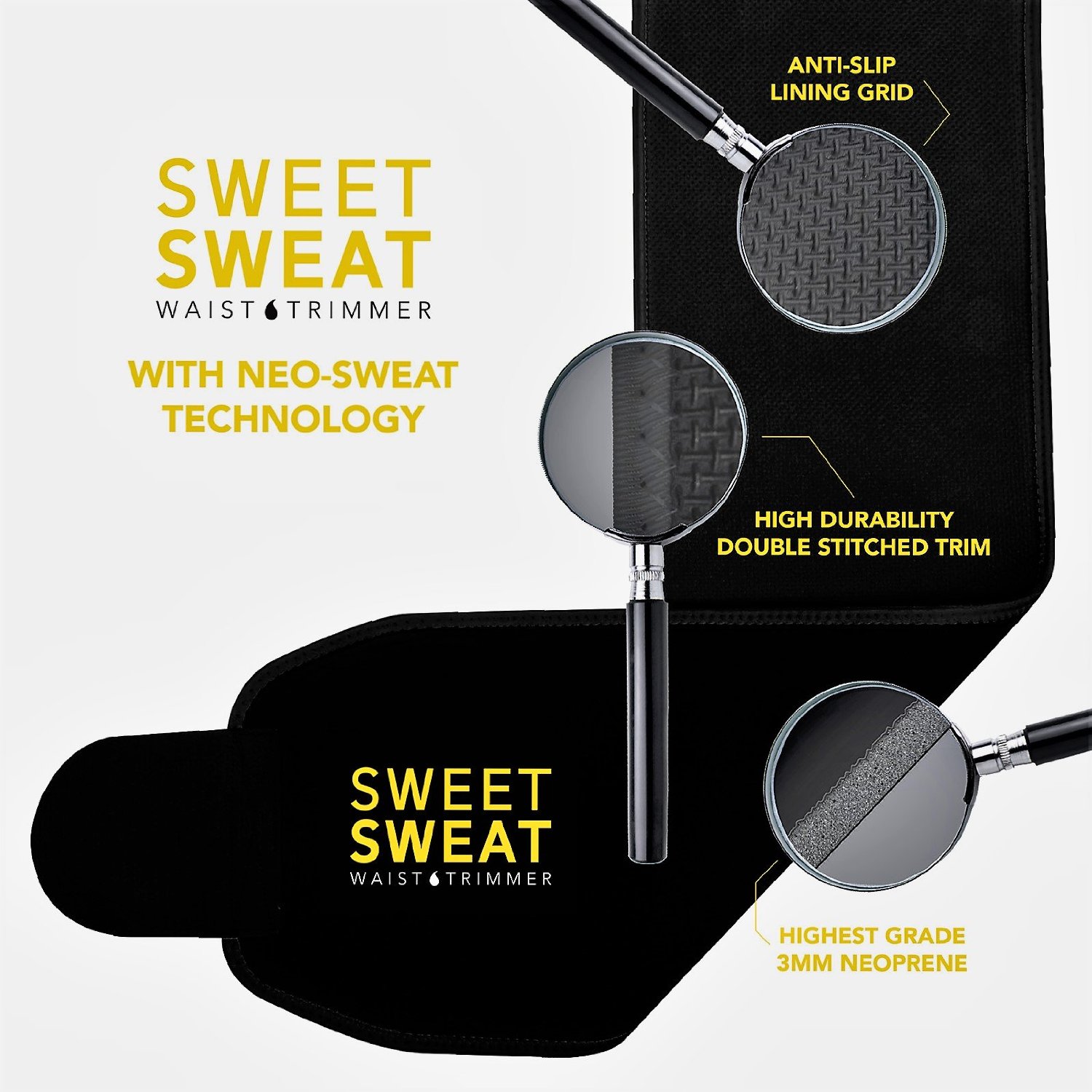 Computer tools: Sweet Sweat Premium Waist Trimmer for Men & Women
