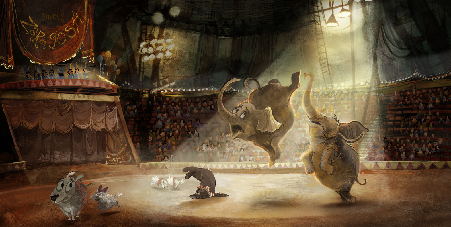 Lindsey Olivares. | Circus art, Art, Concept art